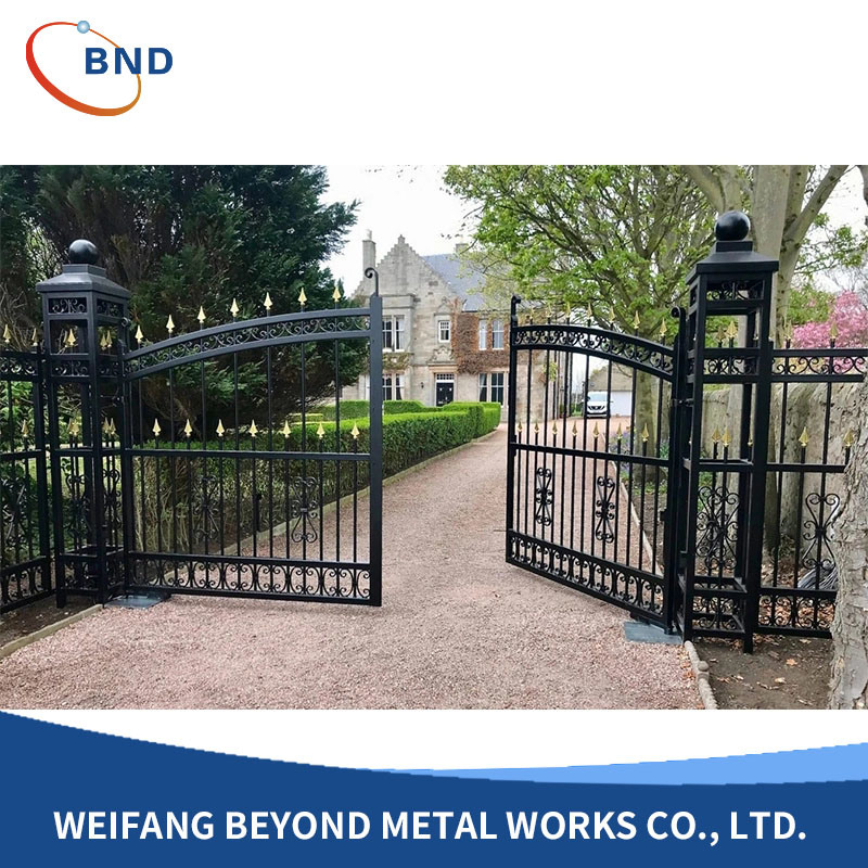 Exterior Metal Driveway Gates Main Iron Gate Designs Wrought Iron ...