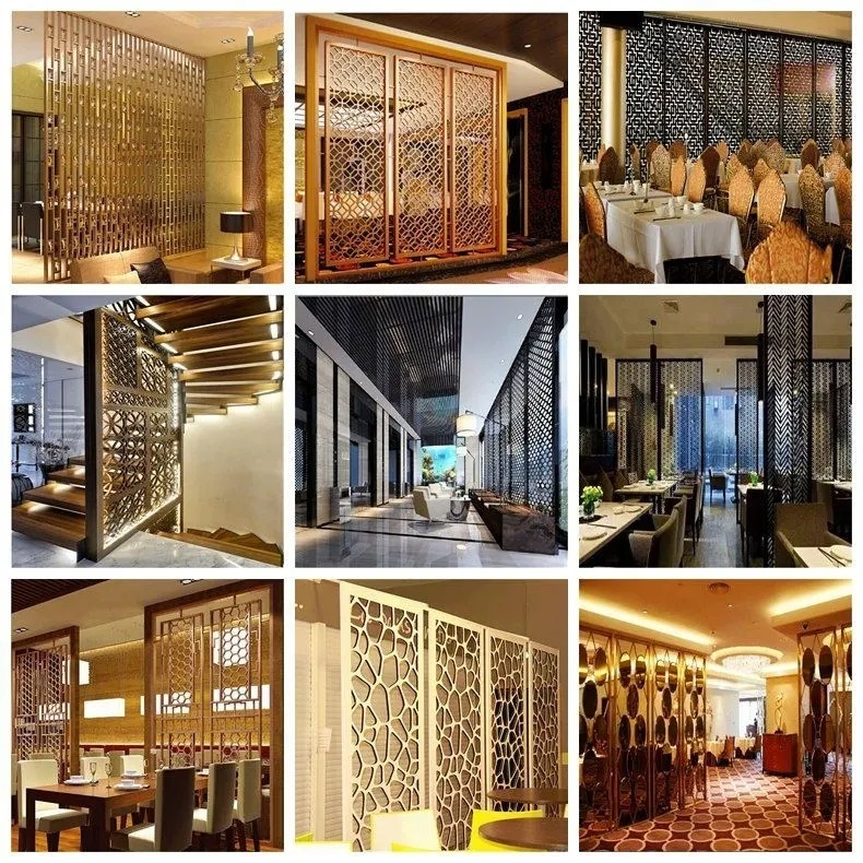 Interior Door Screen Stainless Steel Room Divider Partition ...