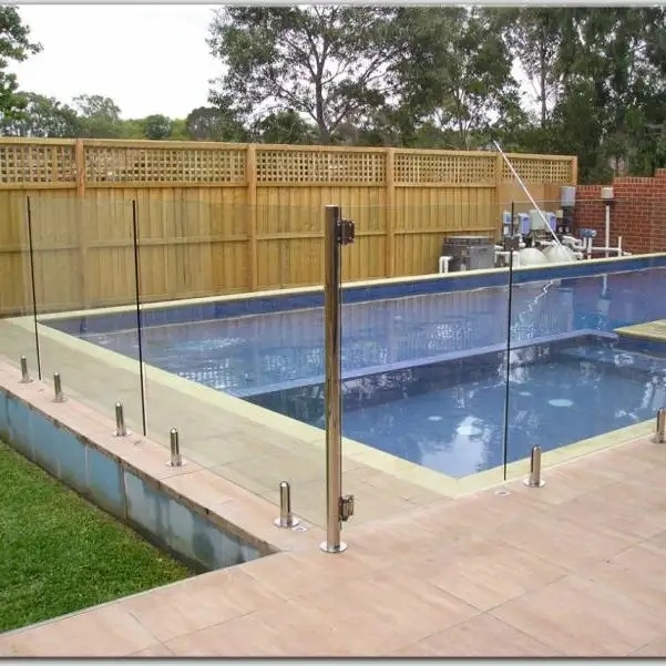 Frameless Surface Railing Balustrade Swimming Pool Fence Stainless ...