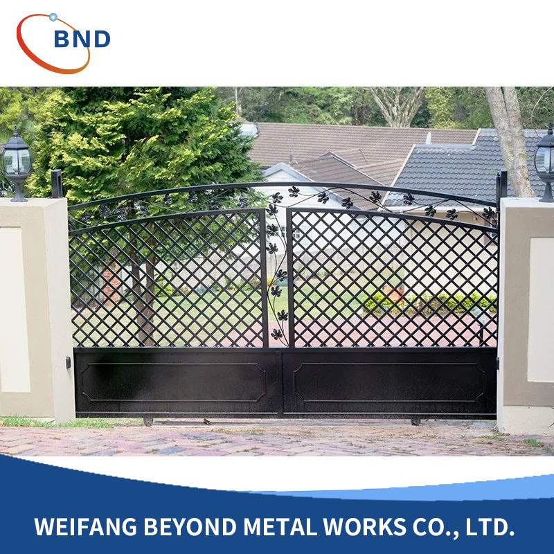 Exterior Metal Driveway Gates Main Iron Gate Designs Wrought Iron ...